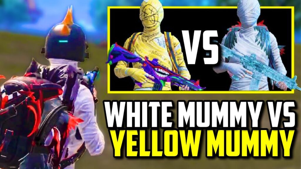 WHITE MUMMY VS CONQUEROR YELLOW MUMMY SET SQUAD! | PUBG Mobile | バトロワ系 ...