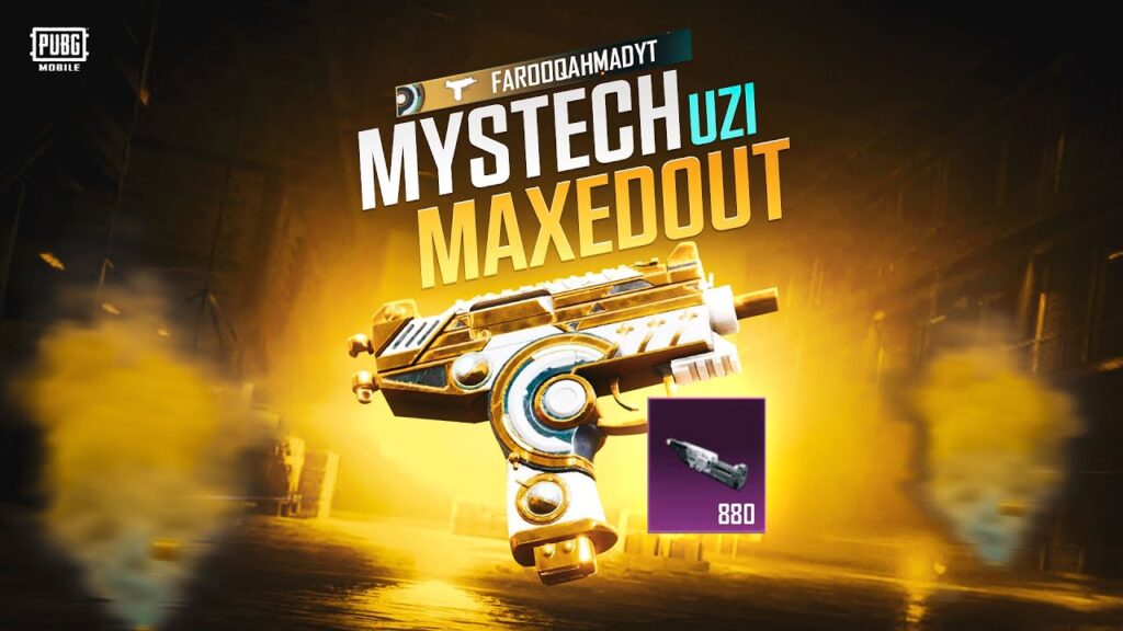 New Mystech UZI Maxing out with 880 Materials | PUBG MOBILE | バトロワ系ゲーム動画まとめ