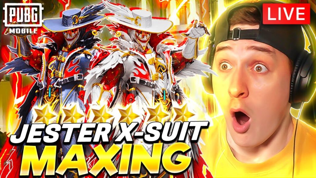 MAXING NEW ARCANE JESTER X-SUIT | PUBG MOBILE LIVE | バトロワ系ゲーム動画まとめ