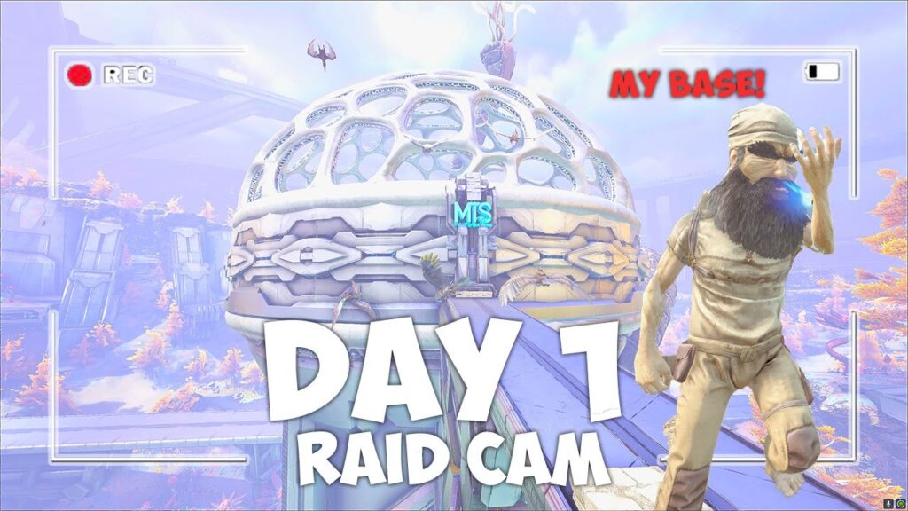 Ark Raid Cam – How Tribes Raid For Alpha Base Locations On Day 1 Ark ...
