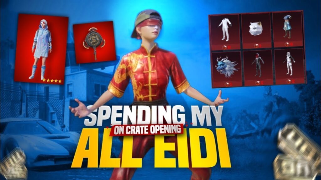 Spending my all EDI on PUBG MOBILE | Upgradable Pan Glacier ⛄️Set ...