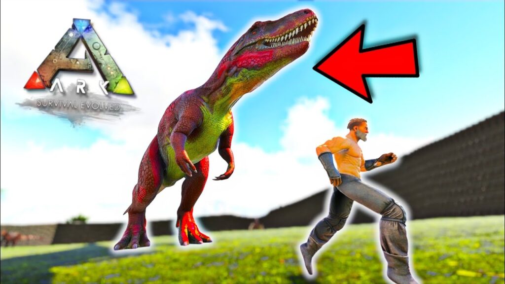 TAMING A DINOSAUR THAT LOOK LIKE A REX with CHOP | ARK Survival Evolved ...
