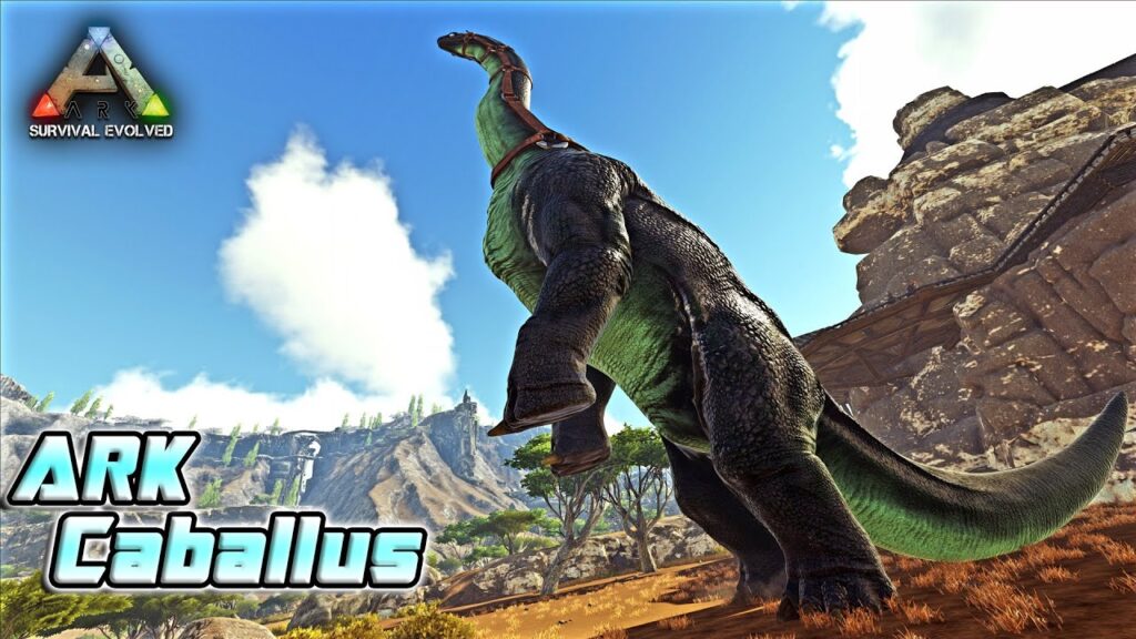 BRACHIOSAURUS GEDE BANGET ️ ARK SURVIVAL EVOLVED Caballus X ARK ...