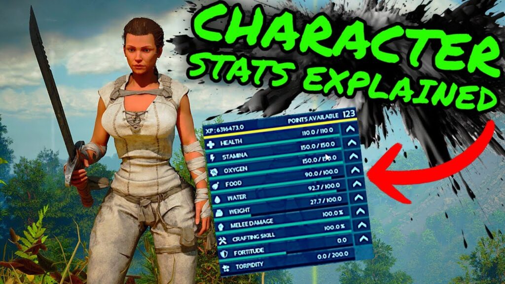 Character Statistics in Ark Survival Ascended Explained!! Hidden STATS ...