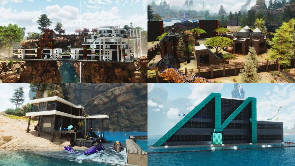 The Best Builds on The Center from my Community Server in ARK: Survival ...